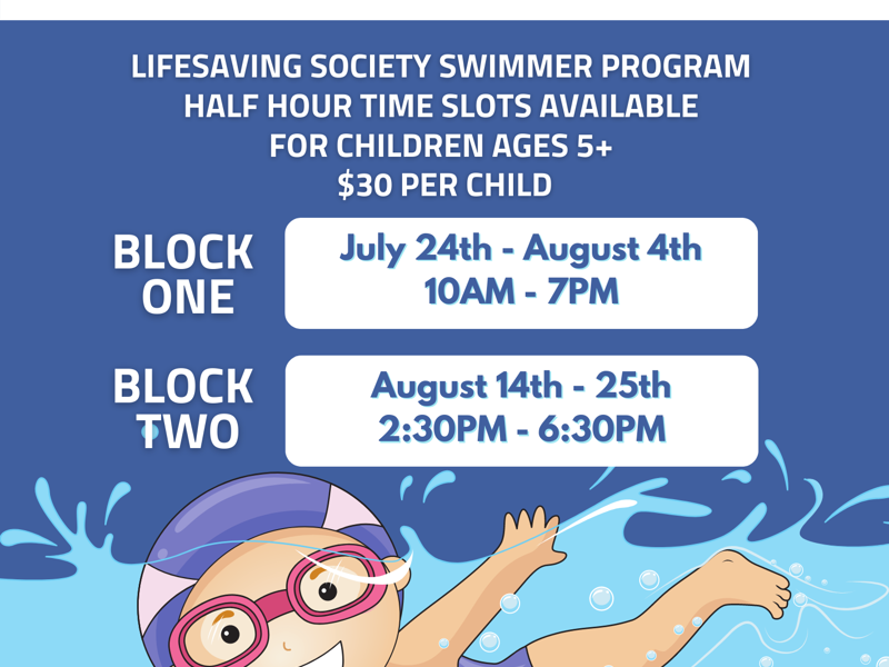 Swimming Lessons | Municipality of Central Manitoulin